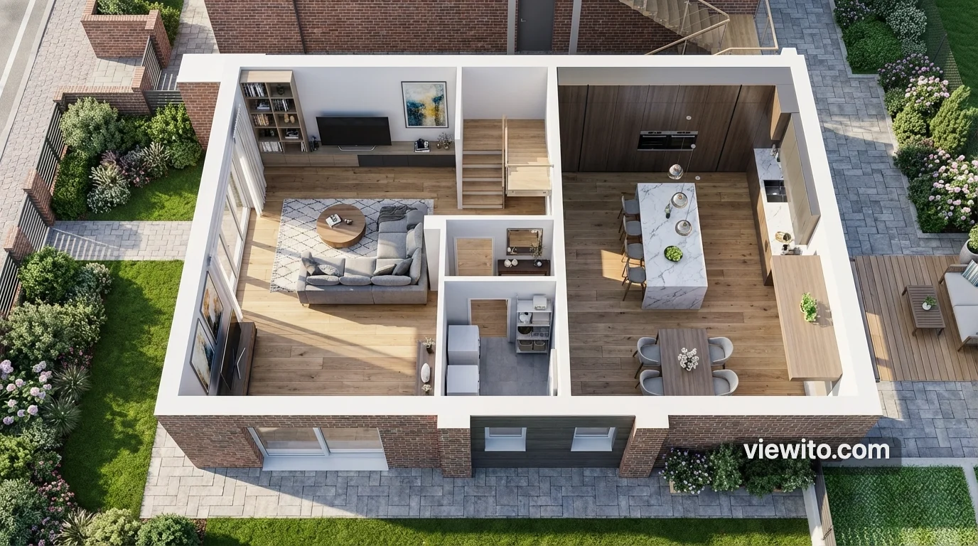Viewito | Rendering con IA, Modellazione 3D e Tour 360° nel Browser